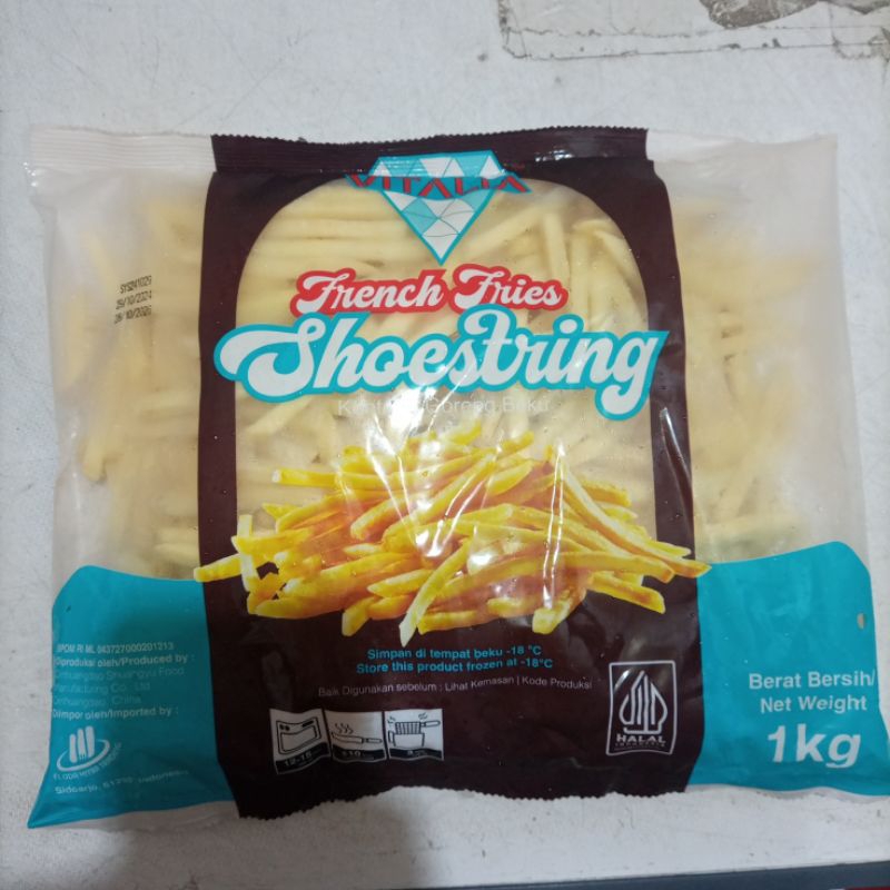 Jual Vitalia Shoestring Kentang Goreng Frozen 1kg | Shopee Indonesia
