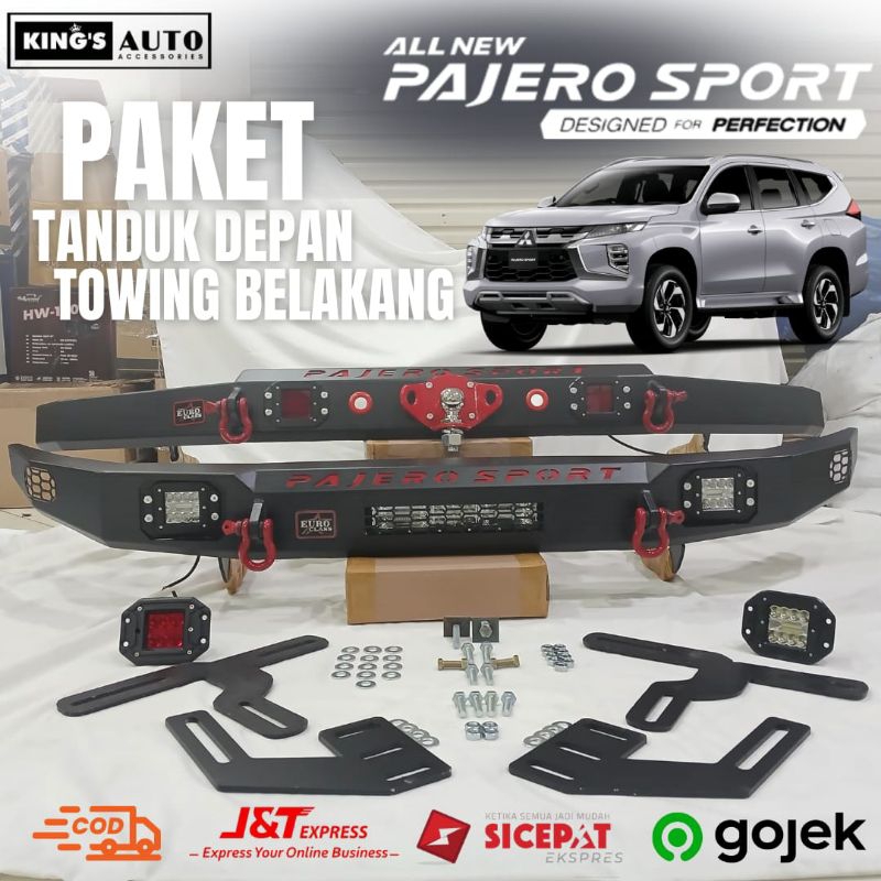 Jual Paket Tanduk Depan Towing Belakang Besi Pengaman Bumper Depan ...