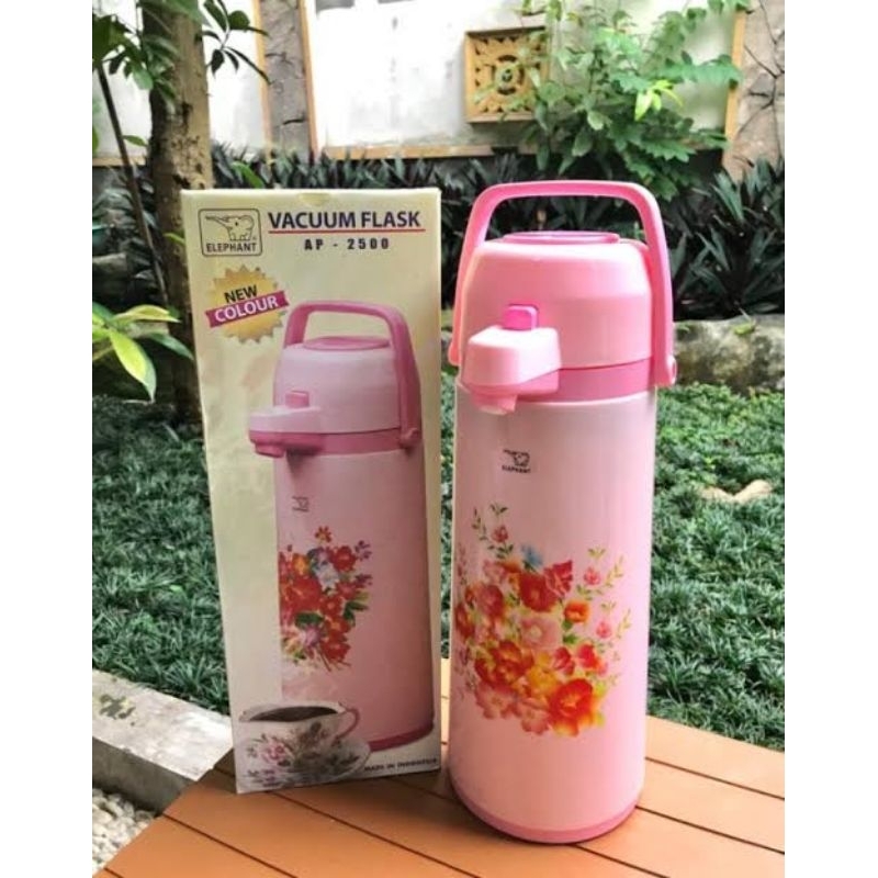 Jual termos pencet/termos air panas Elephant 2.5liter | Shopee Indonesia