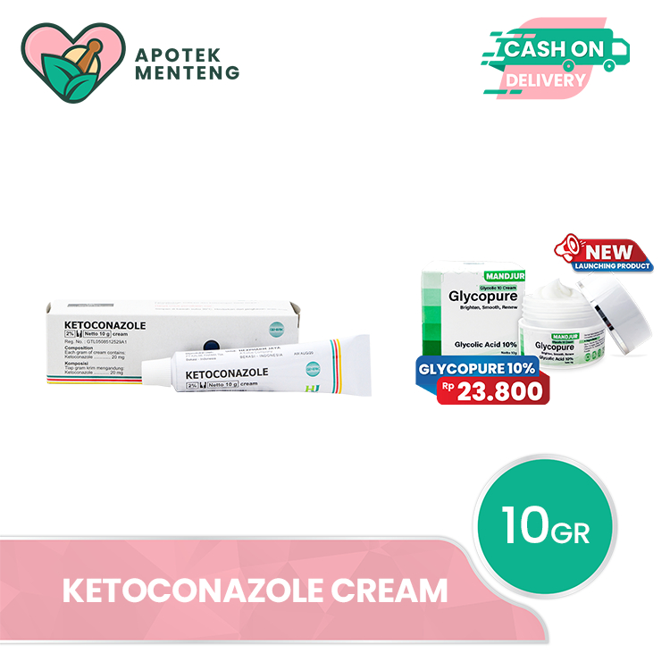 Jual Ketoconazole Cream - Salep Gatal, Panu, Kudis, Kurap, Kutu Air, Eksim | Shopee Indonesia