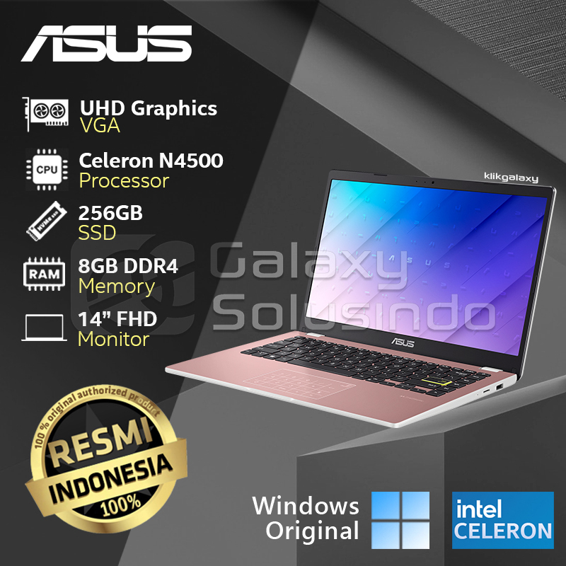Jual Asus Vivobook 14 E410KA-FHD428M Intel Celeron N4500 256GB SSD 8GB ...