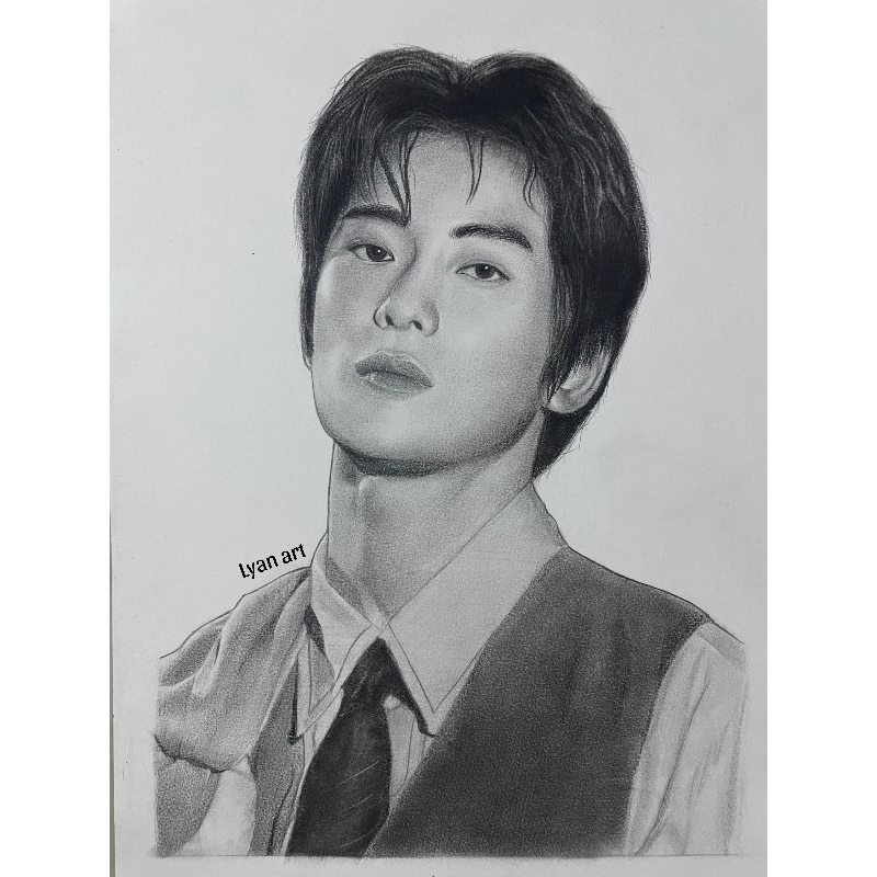 Jual jasa gambar realist wajah ukuran A5 jasa gambar wajah gambar ...