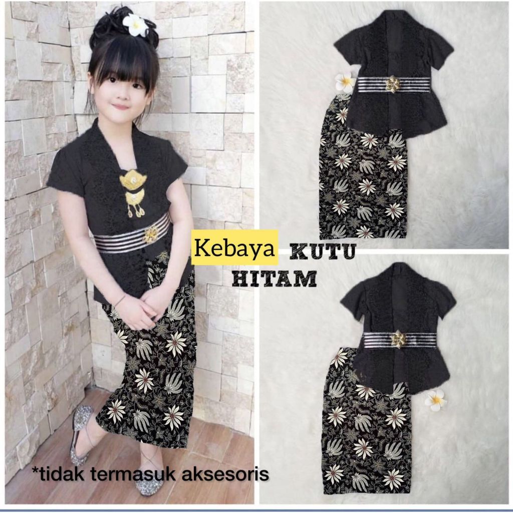 Jual Setelan Kebaya Anak Bali Lengan Pendek Oneset Kebaya Anak Usia 5-15 Tahun Baju Adat Kebaya ...