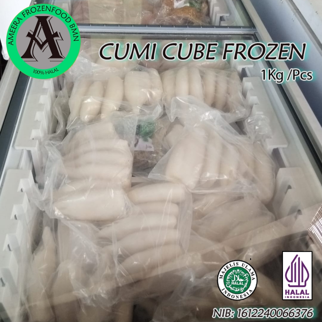 Jual Ameera Frozen Cumi Cube 1 Kg/Pcs | Shopee Indonesia
