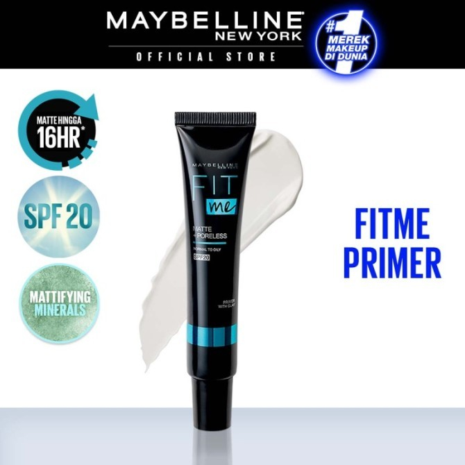 Jual MAYBELLINE Fit Me Matte + Poreless Primer Make Up - 30ml | Shopee ...