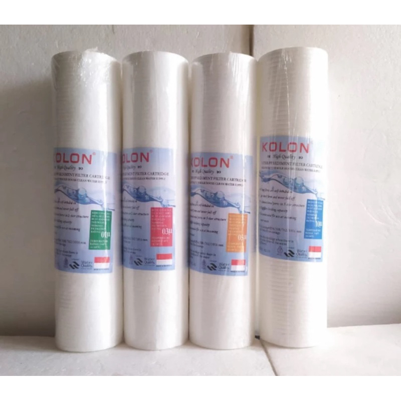 Jual Filter Cartridge Merk Kolon 10 Inch 01 / 03 / 05 / 10 Micron ...