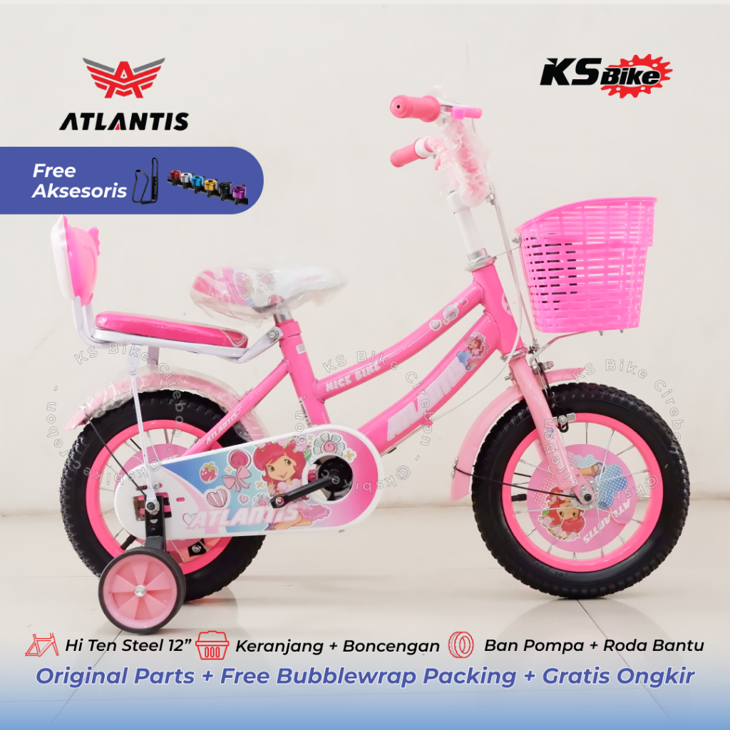 Jual Sepeda Mini Atlantis 12 Inch Sepeda Anak Mini Perempuan Roda 3 ...