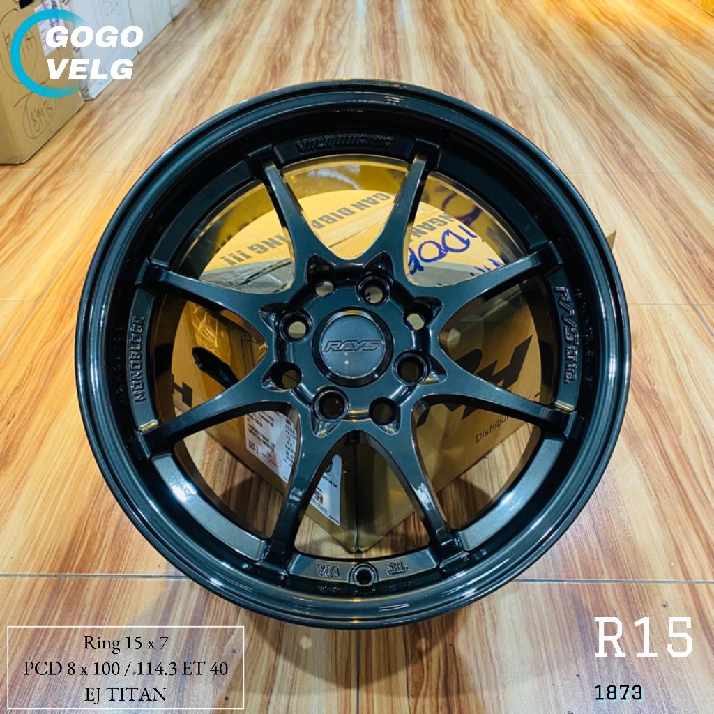 Jual Velg Mobil R15 Rays CE28 EJ Titan PCD 8X100/114,3 Lebar 7 ET40 Ring 15 Avanza Brio Sigra ...