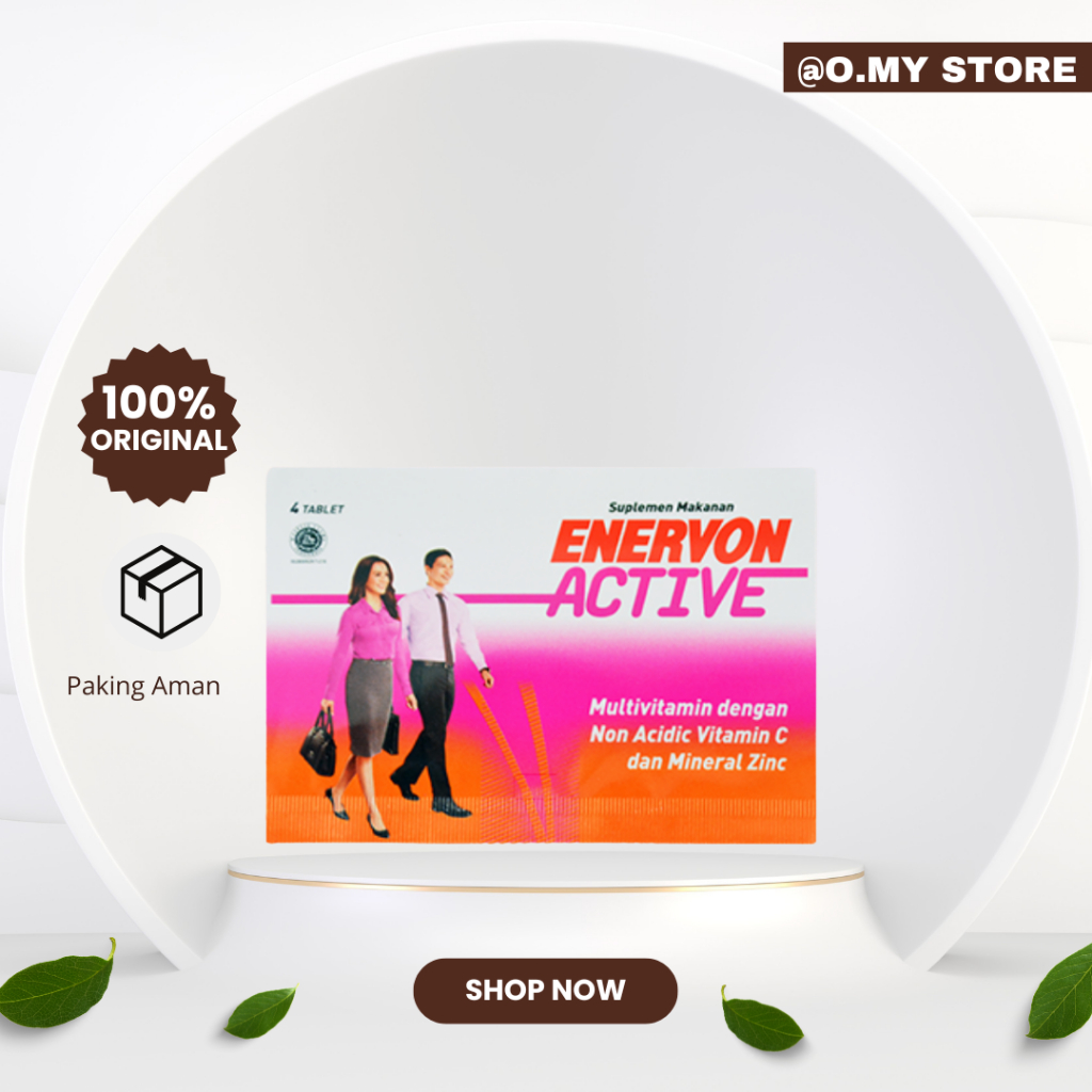 Jual ENERVON C ACTIVE STRIP 4 TAB | Shopee Indonesia
