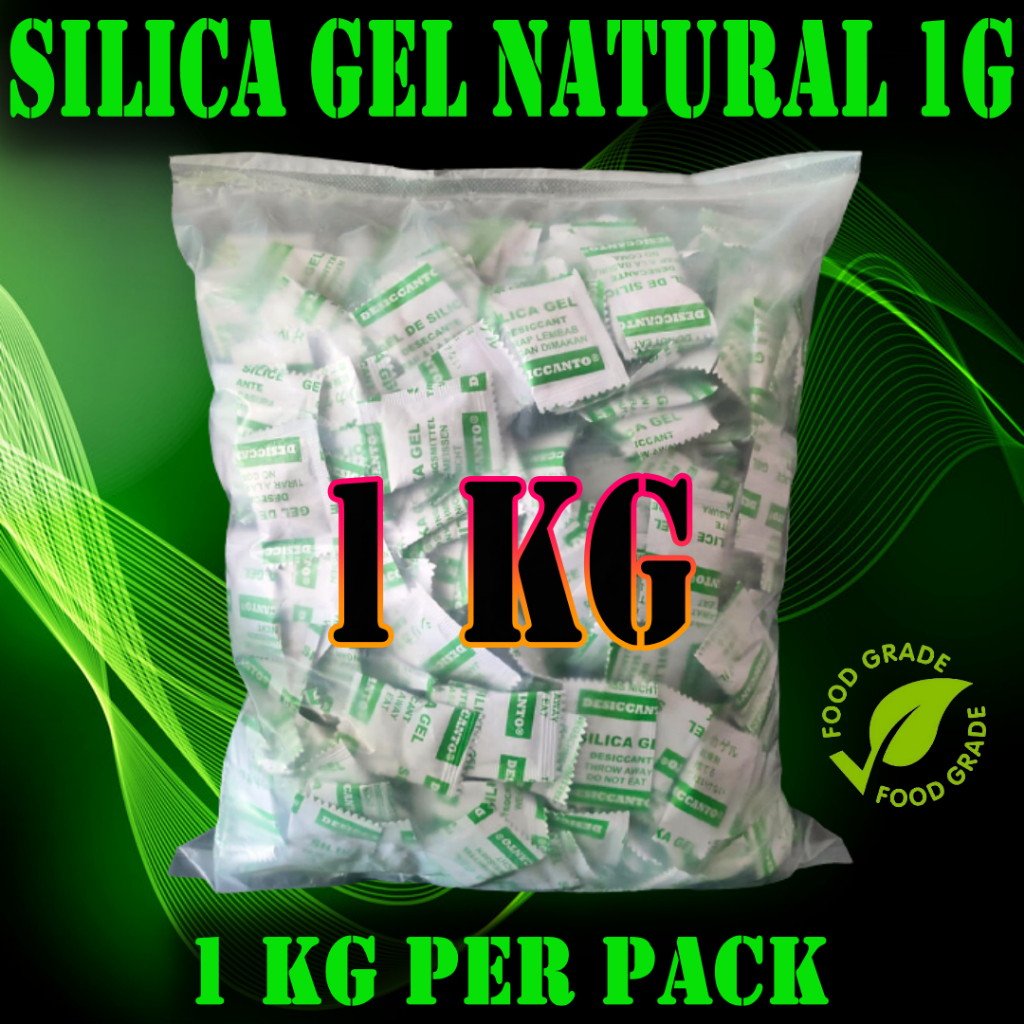 Jual Silica Gel Makanan 1gr & 2gr | Silica Gel Natural | Harga per 1kg ...