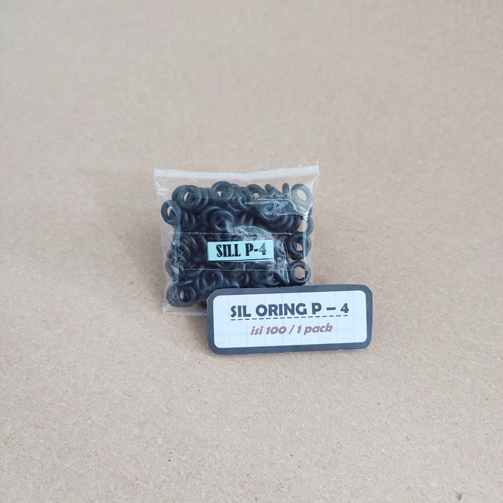 Jual Sil O Ring Kode P-4 Isi 100 Pcs / Ring / P4 / Oring NBR70 / Sil ...