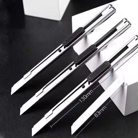 Jual Pisau Cutter Kecil Stainless Cutter Mini Besi Pisau Mini Cutter ...