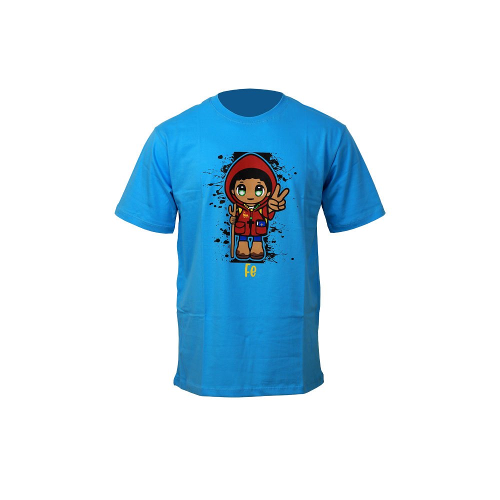 Jual Kaos Oblong Luce (Fe) Maskot Tahun Yubileum 2025 Turkis Muda S-XL ...