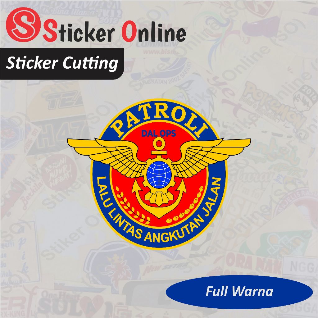 Jual Stiker DALOPS Dishub | Sticker Cutting Dalops Dishub Motor Mobil ...