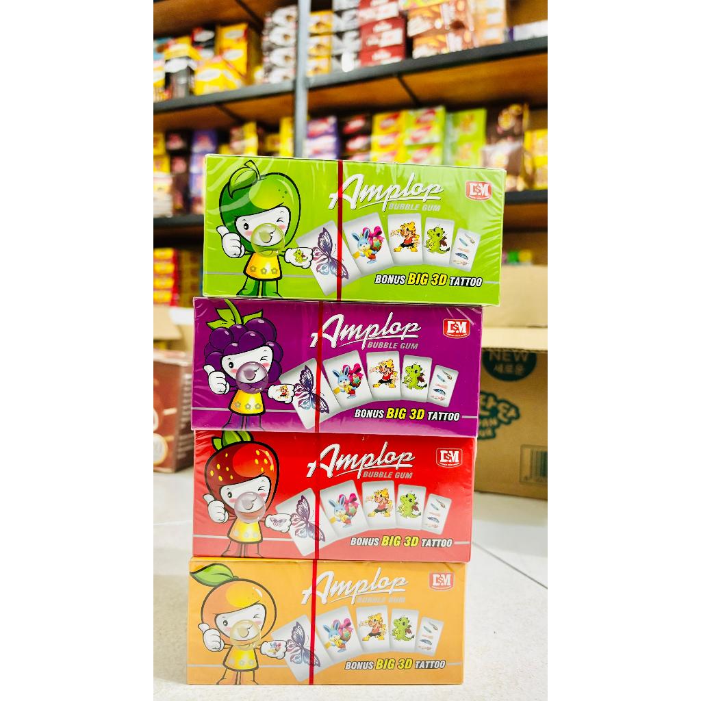 Jual DSM PERMEN KARET AMPLOP 3D BONUS TATTO 30PCS1PACK | Shopee Indonesia