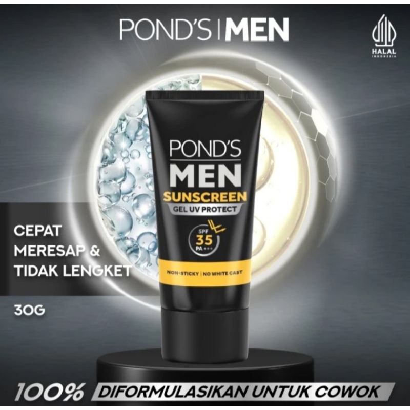 Jual Ponds Men UV Protect Sunscreen 30gr | Shopee Indonesia
