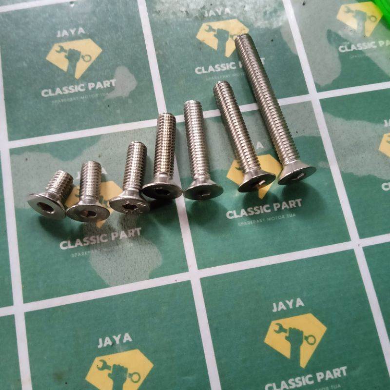 Jual BAUT L STAINLESS DRAT 10 PANJANG 12 16 20 25 30 35 50 MM SERBAGUNA UNTUK AKSESORIS MOTOR ...