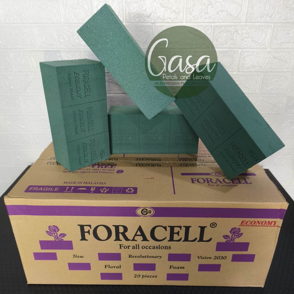 Jual FORACELL ECONOMY - Oasis Busa Basah / Wet Floral Foam - Kemasan ...