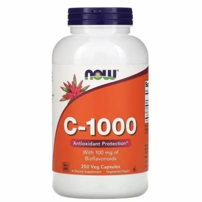 Jual NOW Vitamin C 1000 with 100 mg Bioflavonoids 250 tabs vegetarian ...
