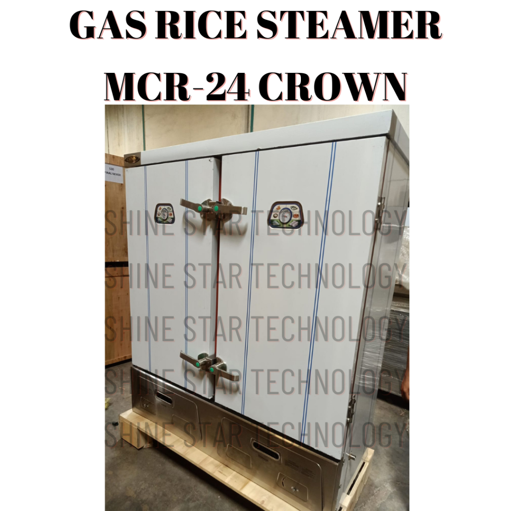Jual HEAVY DUTY GAS RICE COOKER 24 TRAY RICE STEAMER CROWN MCR-24 MESIN PENANAK NASI | Shopee ...