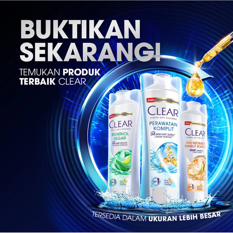Jual CLEAR SHAMPOO 70ml all varian | Shopee Indonesia
