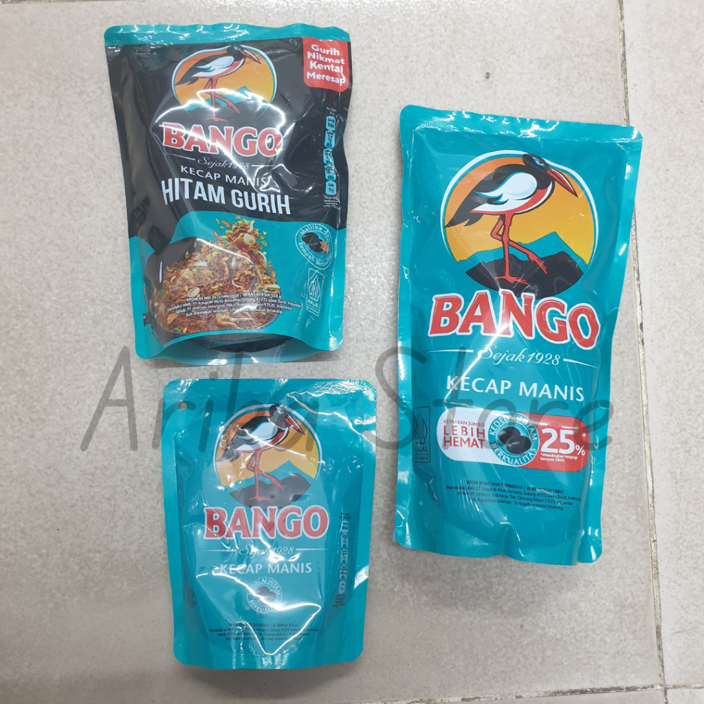 Jual Bango Kecap Manis Refill 210 ml, 1kg, Hitam Gurih Refill 550 g | Shopee Indonesia