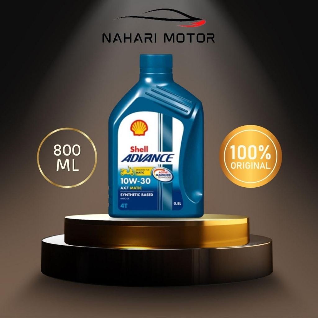 Jual Oli Motor Shell Advance AX7 Matic 10W-30 800ml | Shopee Indonesia