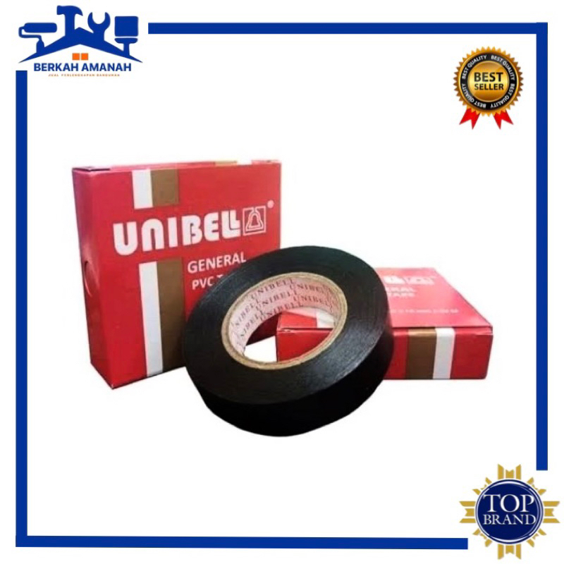 Jual Unibell Electrical Tape Unibel Isolasi Listrik 013 Mm X 16 Mm X 20 ...