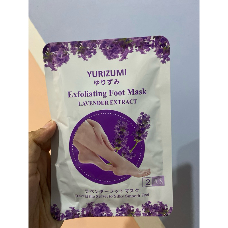 Jual YURIZUMI MASKER KAKI/Exfoliating Foot Mask Lavender Extract ...