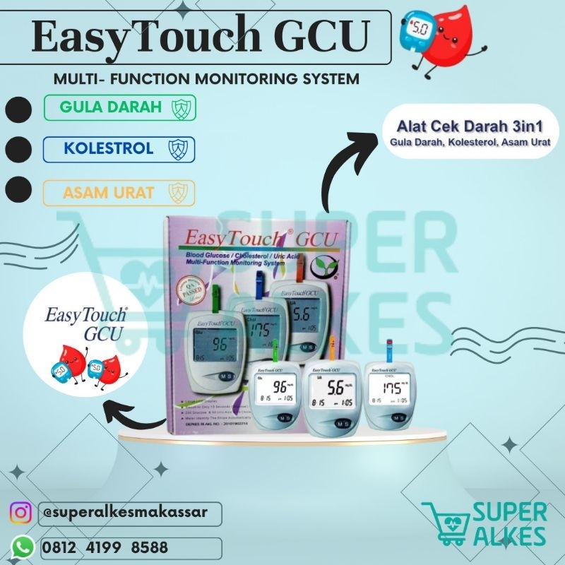 Jual ALAT GCU EASY TOUCH / ALAT PEMERIKSAAN LENGKAP | Shopee Indonesia