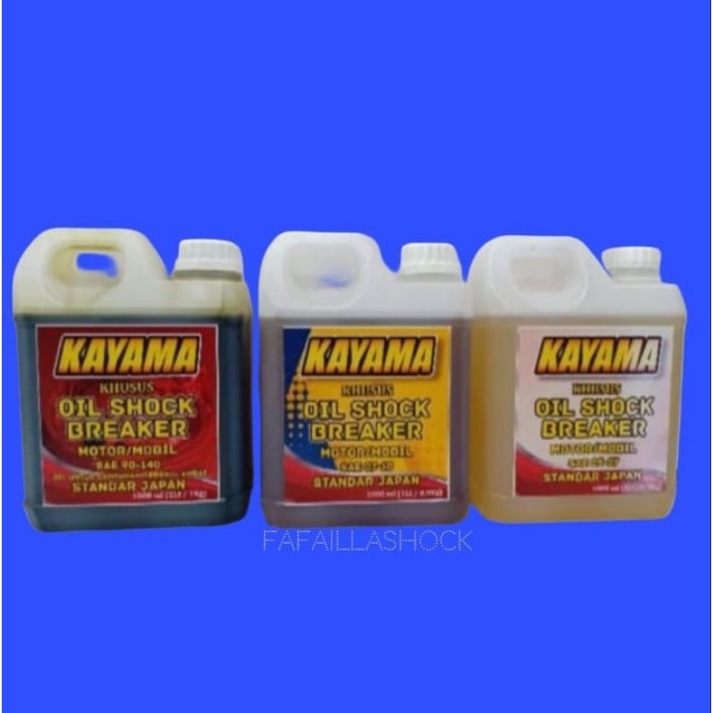 Jual OLI SHOCK BREAKER MOTOR/MOBIL MEREK KAYAMA STANDAR JAPAN 1 LITER ...