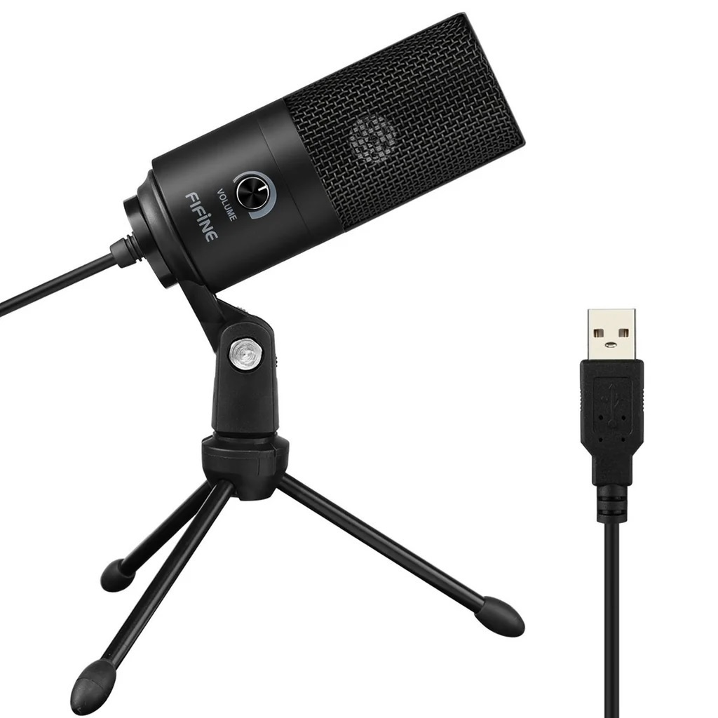 Jual RESMI FIFINE K669 K669B USB MICROPHONE WITH VOLUME DIAL FOR ...