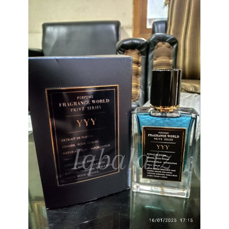 Jual Parfum YYY Extrait De Parfum 70ml by Fragrance World New Batch ...