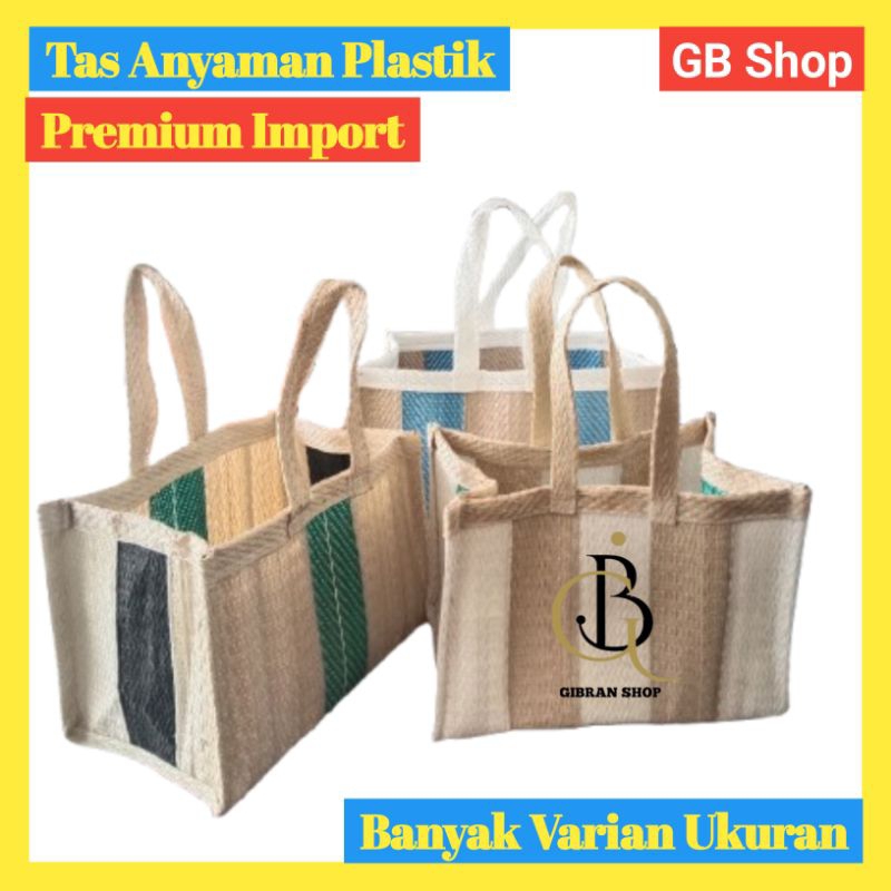 Jual Termurah...!!! tas anyaman plastik kaca premium import murah 3 ...