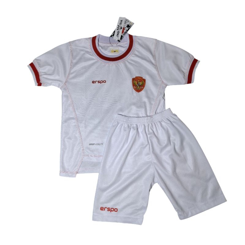 Jual Erspo Baju Anak Olahraga Putih // Jersey Timnas Indonesia Erspo KIDS Away 2024 Grade Ori ...