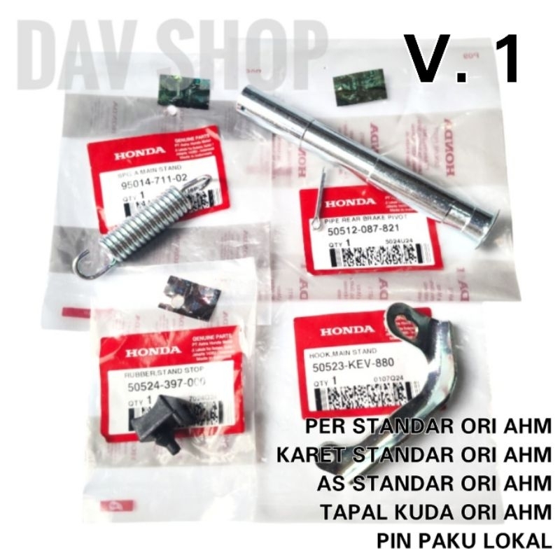 Jual REPAIR KIT/PART PELENGKAP STANDAR TENGAH/DUA SUPRA X LAMA SUPRA XX ...