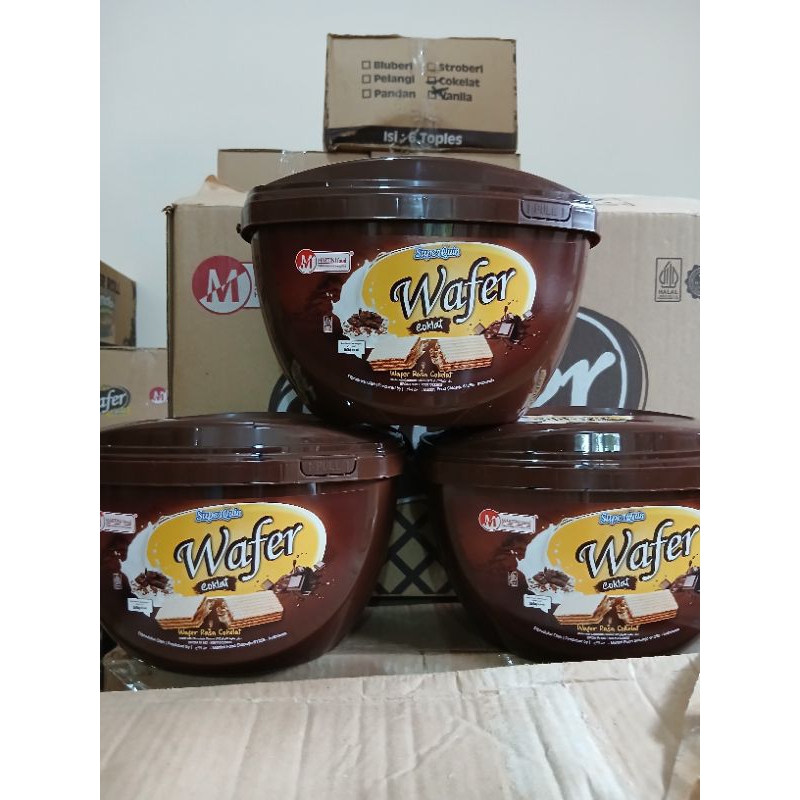 Jual Wafer Superquin Coklat Bucket Ovale Kue Hari Raya | Shopee Indonesia