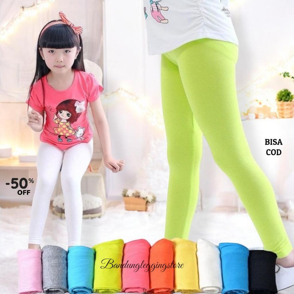 Jual Celana Legging Putih Anak Perempuan Usia 1 Tahun Sampai 12 Tahun ...