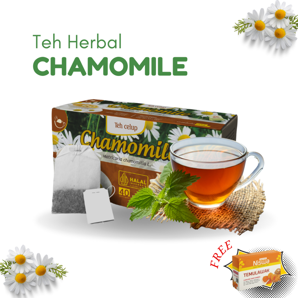 Jual Teh herbal Chamomile griya herba membantu Meningkatkan Kualitas ...