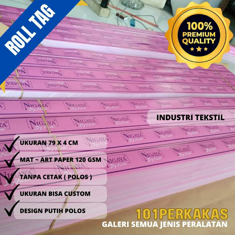 Jual [ Harga Untuk 10.000 pcs ] ban kain PUTIH POLOS / band kain / pita ...