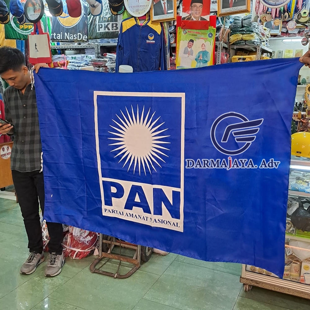 Jual bendera partai PAN ukuran 100x150 cm | Shopee Indonesia