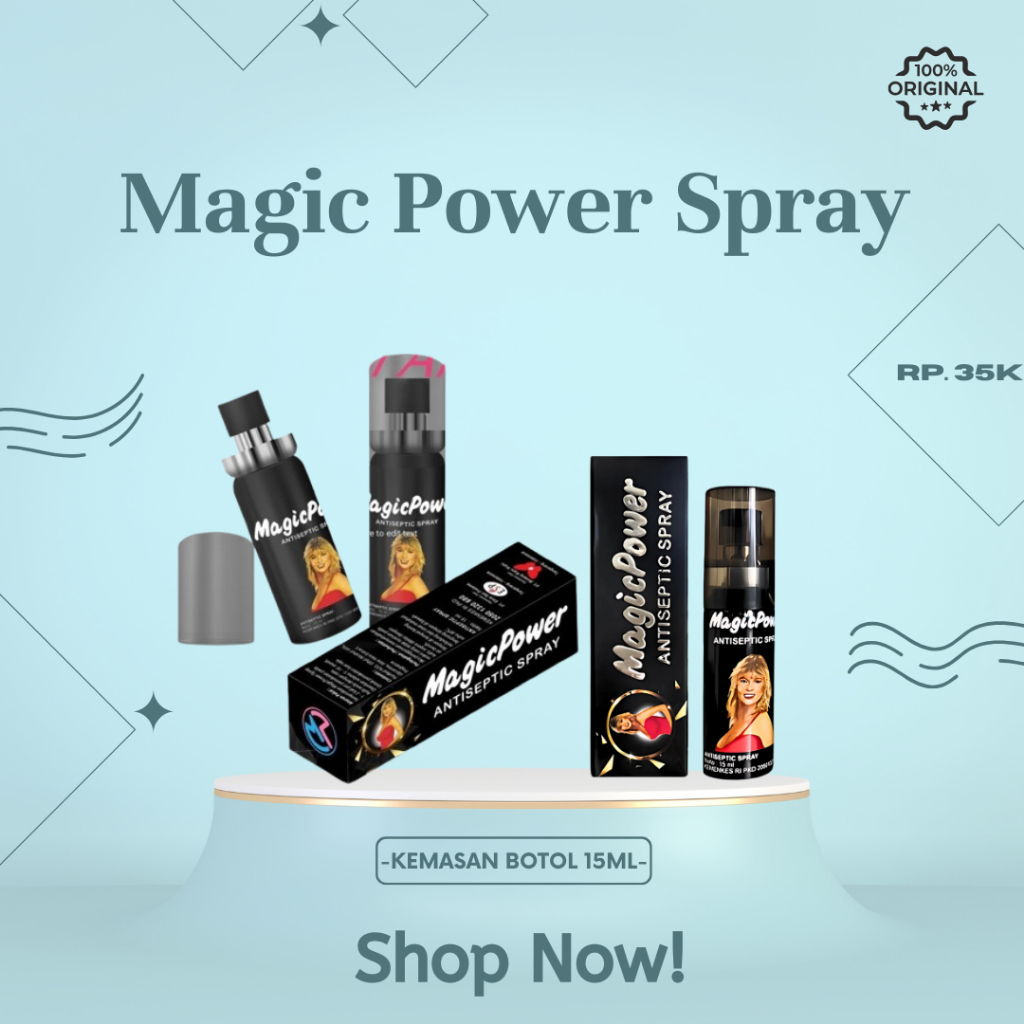 Jual Magic Spray Power Kemasan Baru 1 Botol Isi 15Ml Tissue Mejik ...