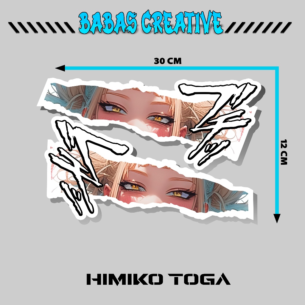 Jual STICKER PRINT CUT / STICKER MATA / MOTIF HIMIKO TOGA 2 / STOCK ...