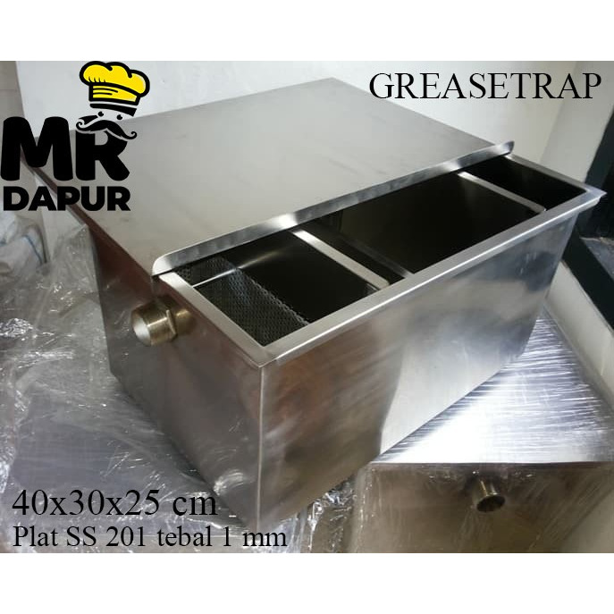 Jual Grease Trap Stainless Steel/Penyaring perangkap Lemak minyak Sink ...