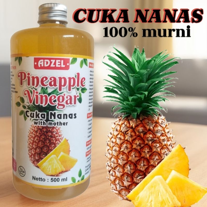 Jual cuka nanas 500 ml - cuka nanas original - cuka nanas murni - cuka ...