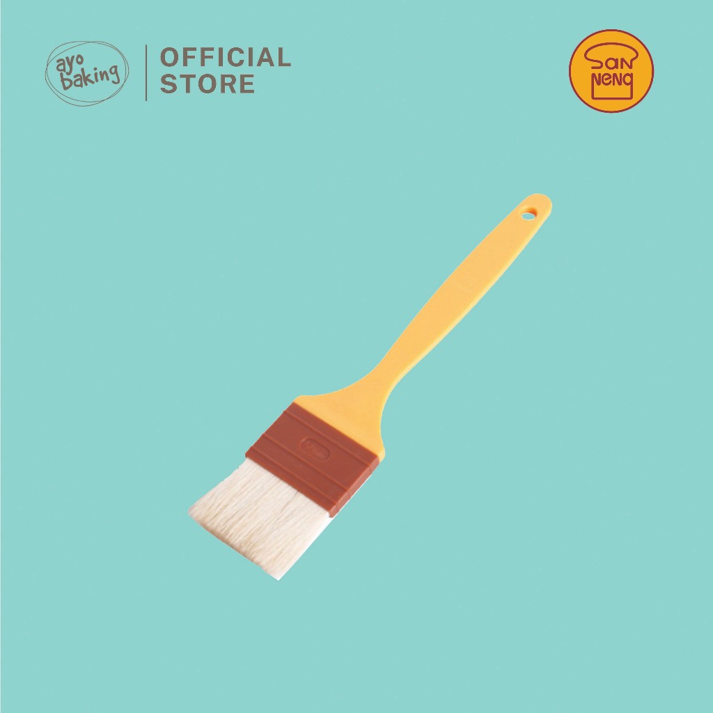 Jual SANNENG SN4120 Wool Pastry Brush Plastic Handle | Kuas Roti Wool ...