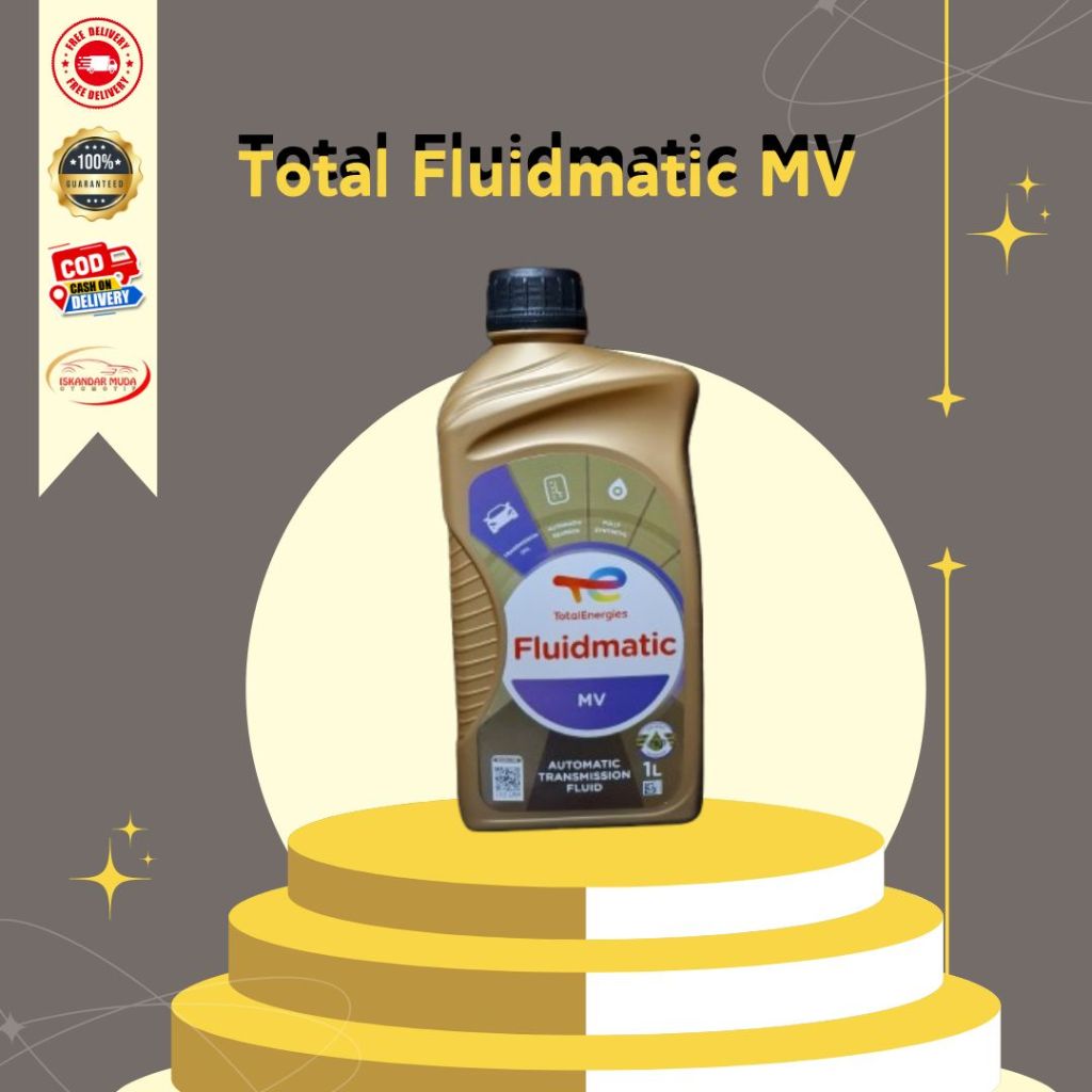 Jual Oli Mobil Total Fluidmatic MV/ Total ATF MV 1 Liter Berkualitas ...