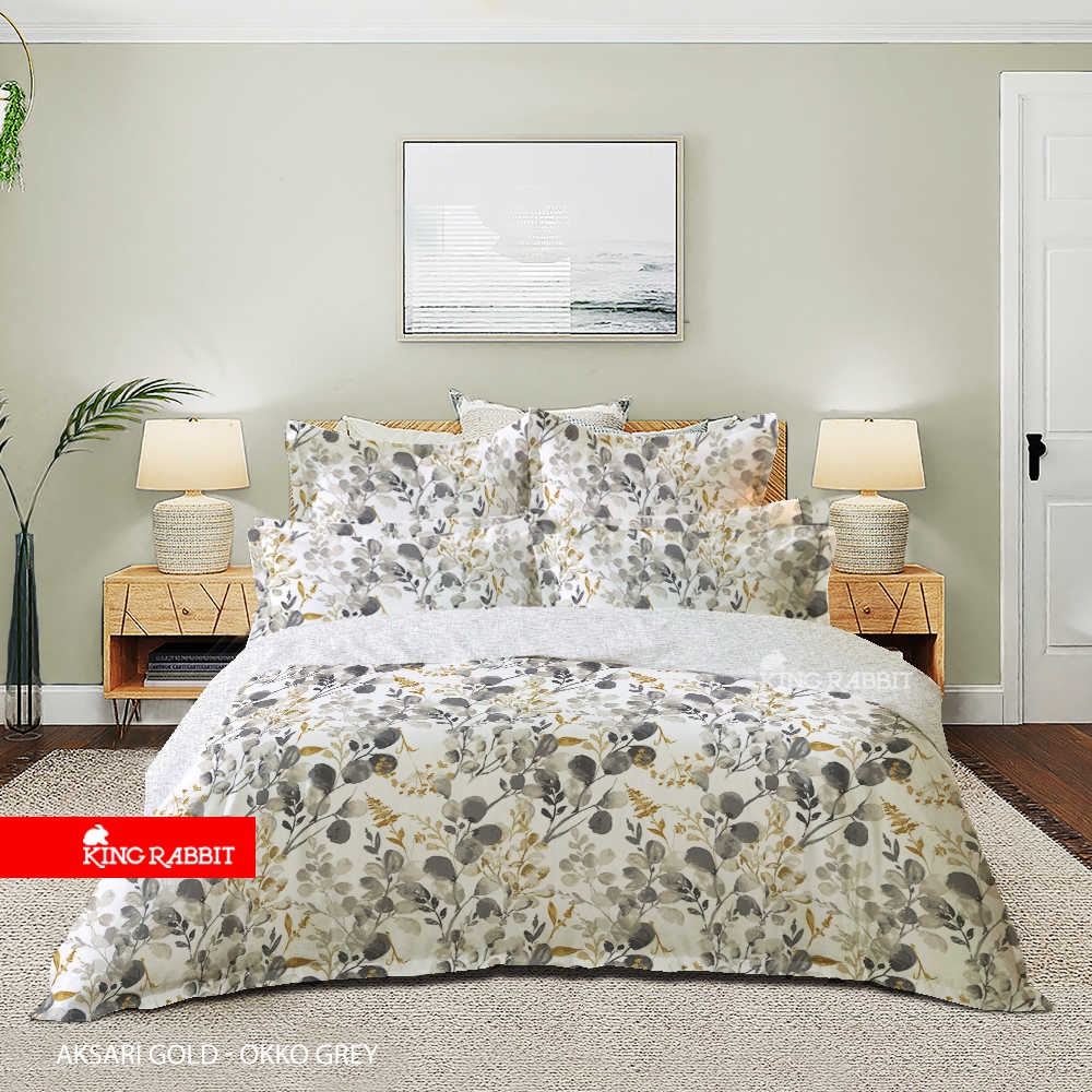 Jual King Rabbit Bamboo Velvet Complete Set Bed Cover & Sprei Luxury ...