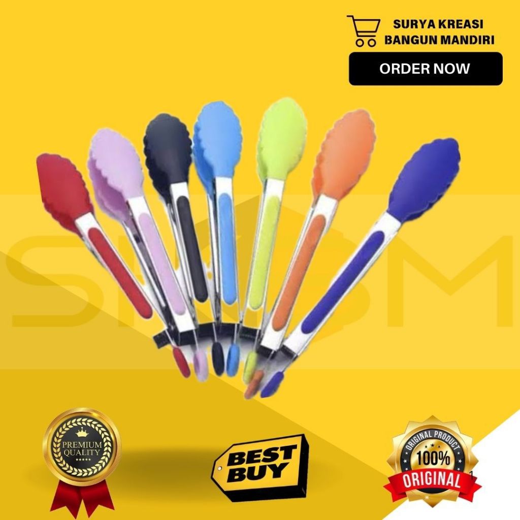 Jual SKBM - CAPIT WARNA - CAPITAN MAKANAN - FOOD TONG - JEPITAN MAKANAN ...