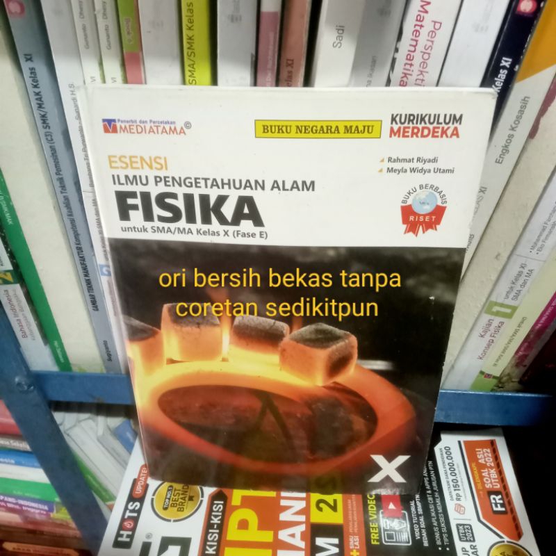 Jual BUKU ESENSI ILMU PENGETAHUAN ALAM Kurikulum MERDEKA Untuk SMA/MA Kelas X 10 (Fase E ...